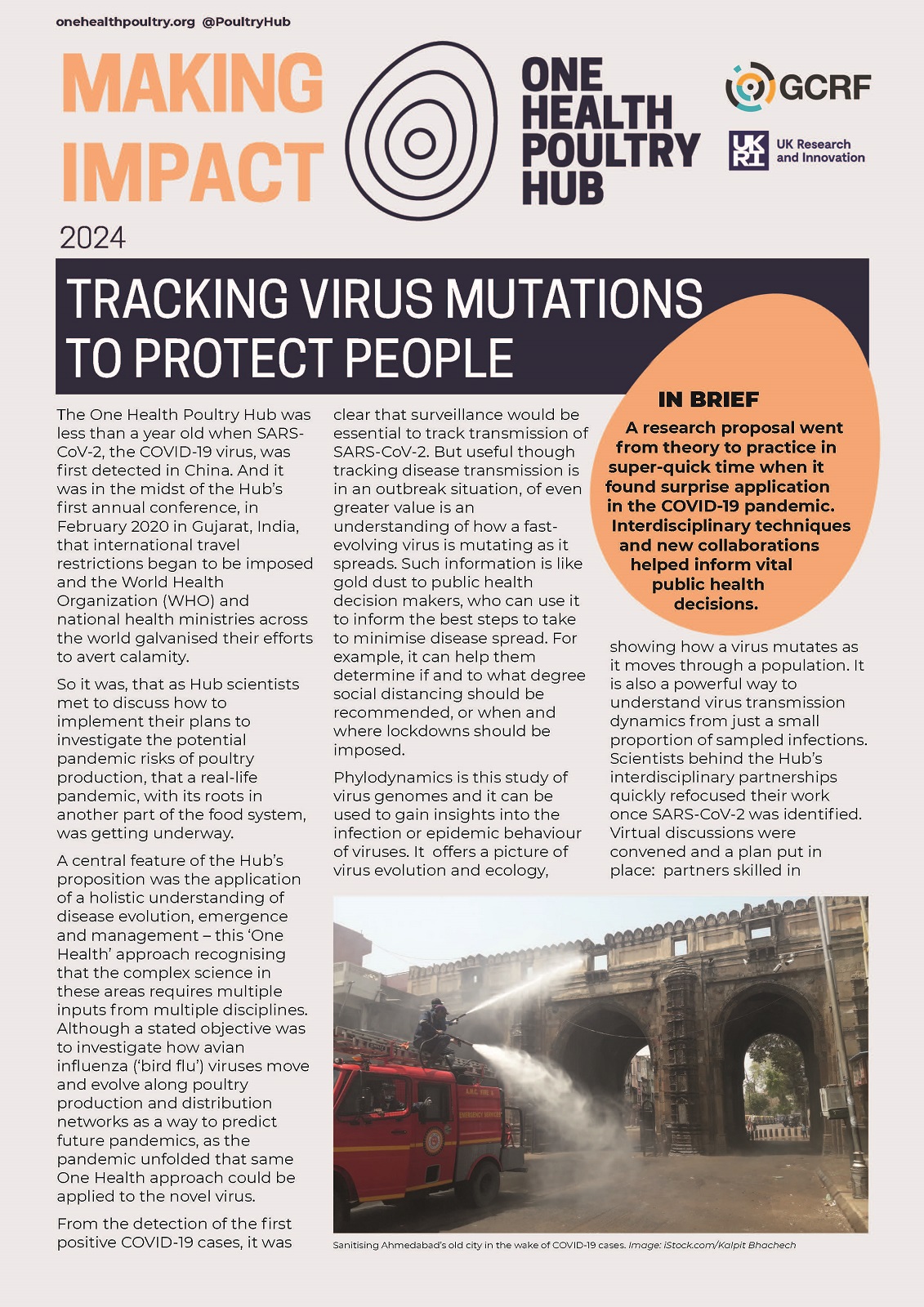 Tracking virus mutations to protect people | One Health Poultry Hub